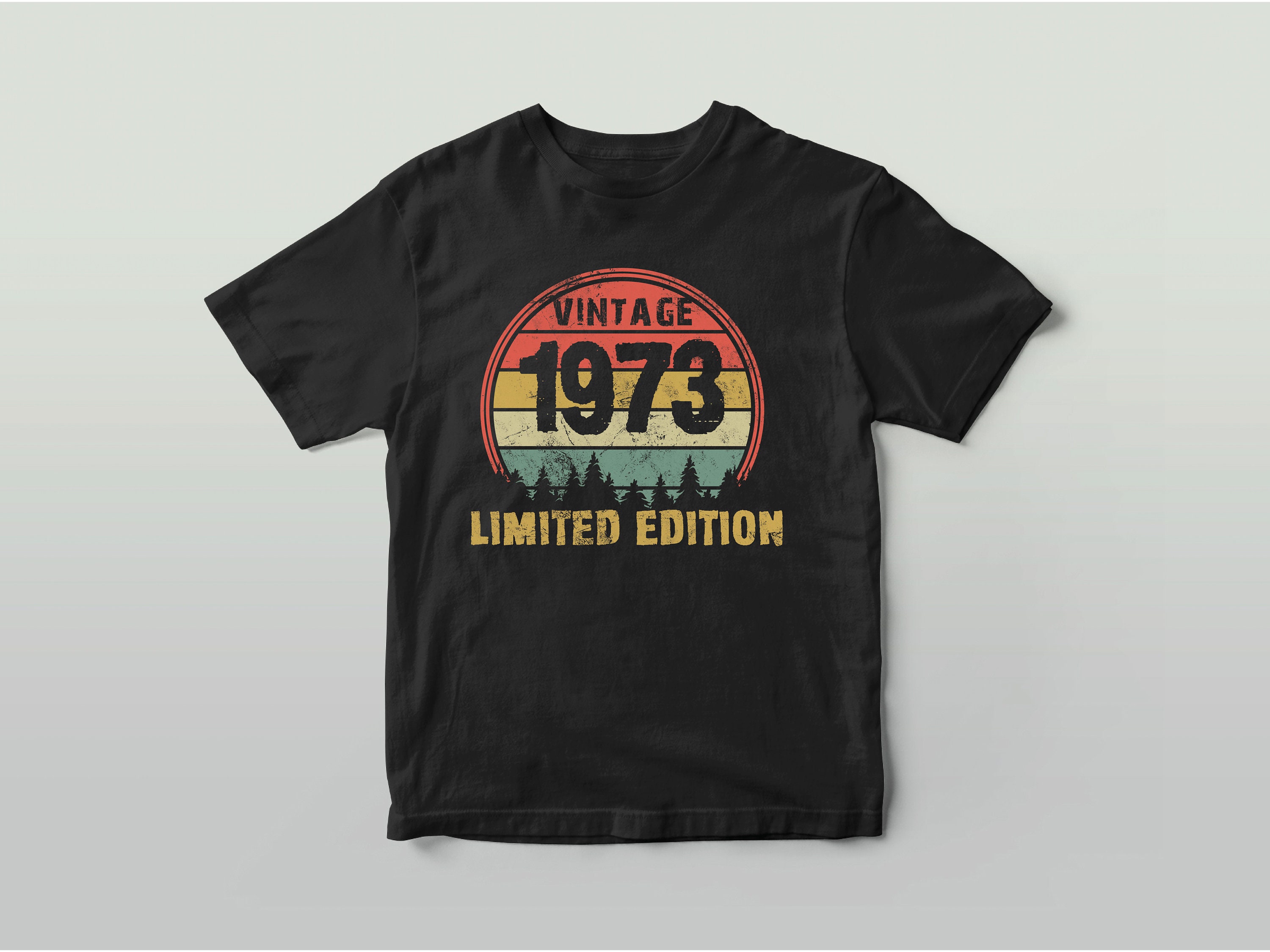 Vintage 1973 Limited Edition PNG, 1973 Vintage Birthday PNG, Vintage ...