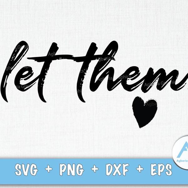 Let Them Svg - Etsy