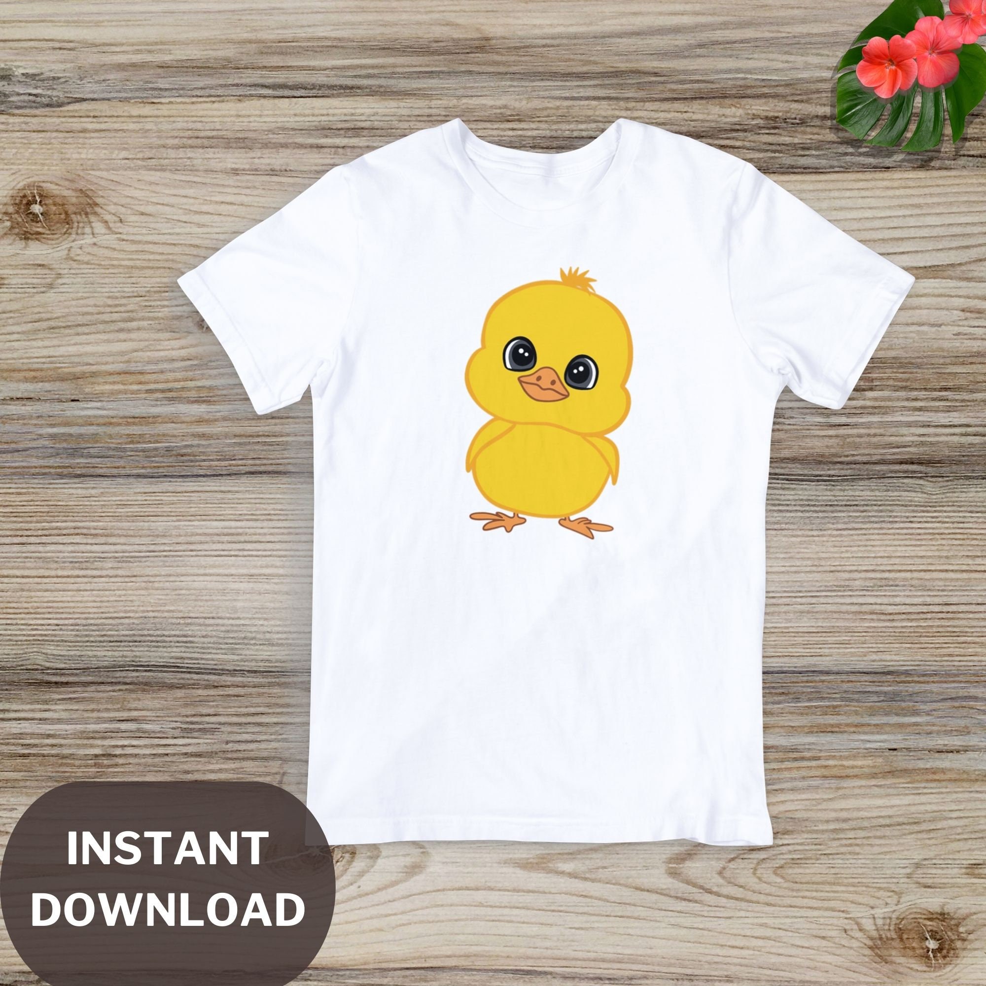 Cute Chicken Svg-png-eps-dxf, Cool Chick Svg, Kids Chick Design T-shirt ...