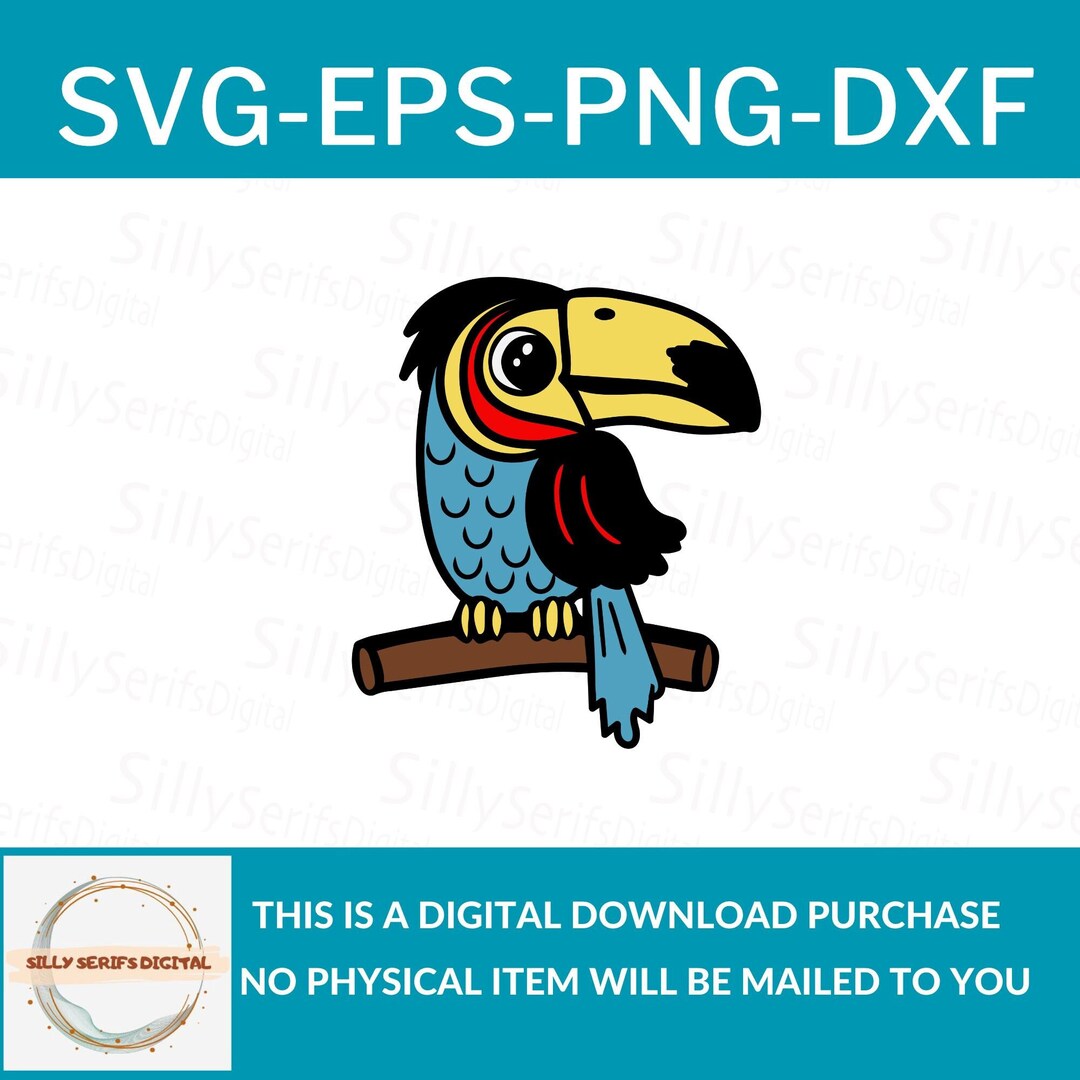Toucan Svg,png,eps,dxf,cricut File,silhouette Png,toucan Png Clipart ...