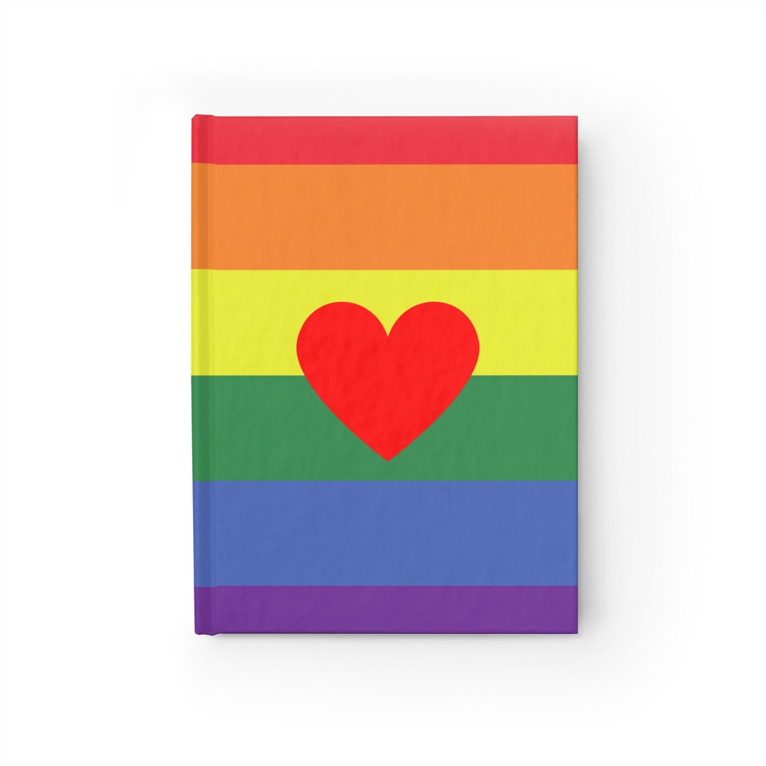 Pride Flag Journal - Ruled Line - Etsy