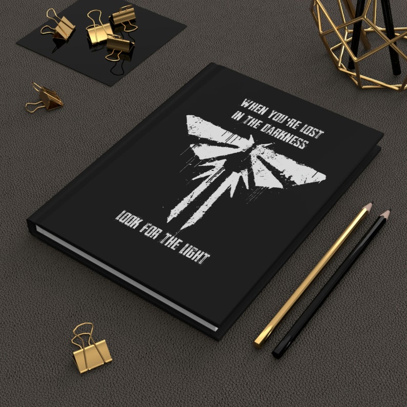 The Last of Us Fireflies Motto Notebook Design Hardcover Journal Matte ...