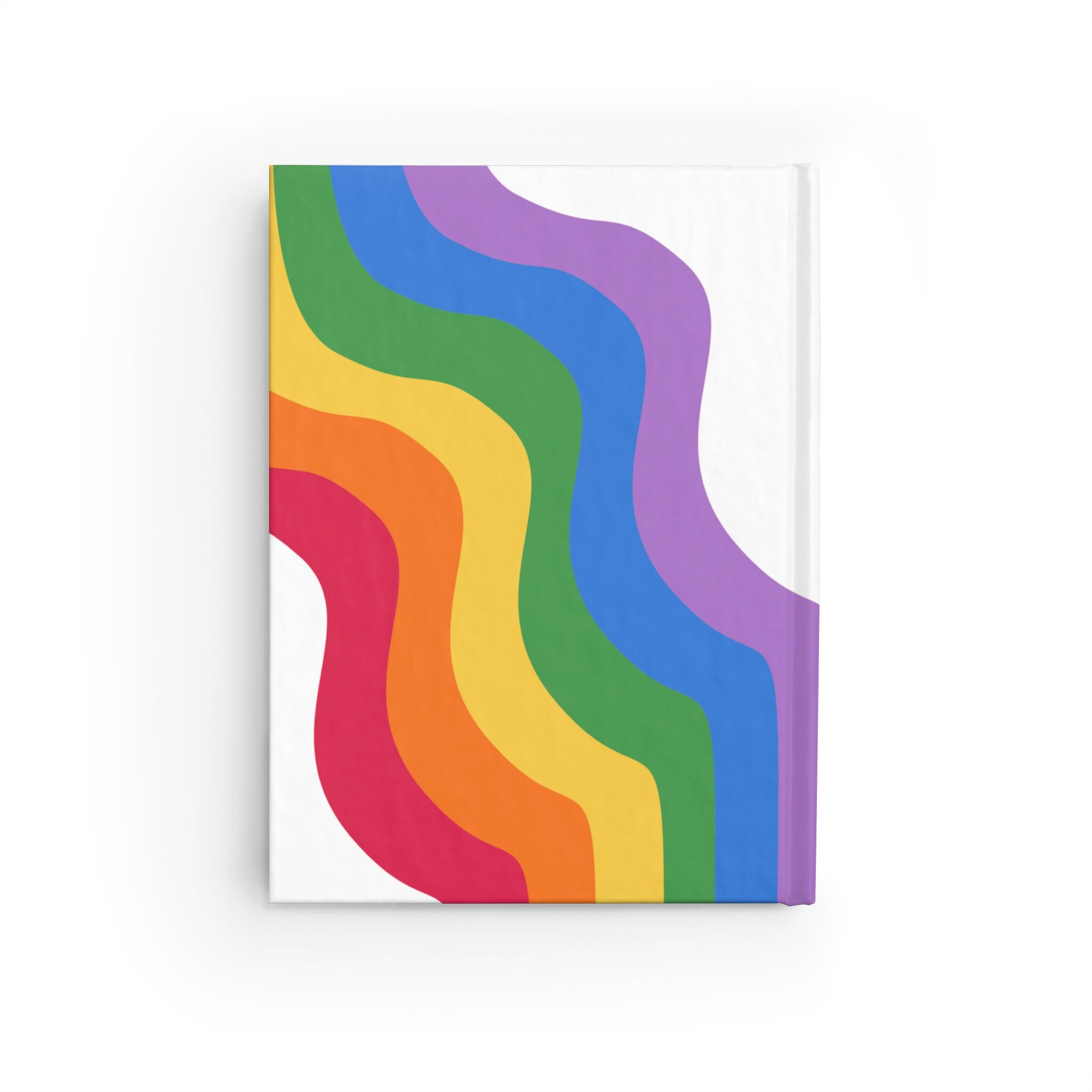 This is a Safe Space Rainbow Pride Design Hardcover Journal Ruled Line ...