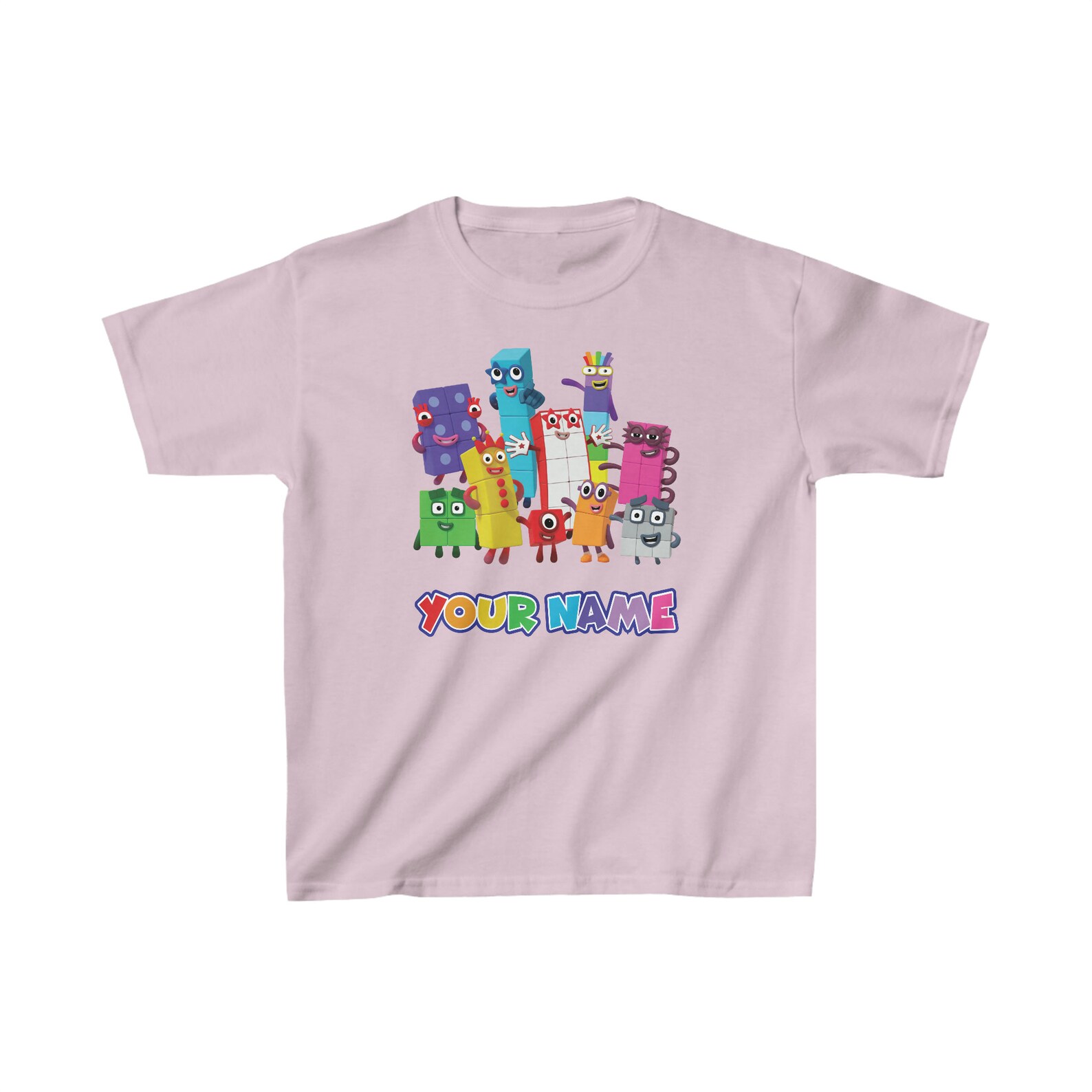 Numberblocks Birthday T-shirt , Number Blocks Personalized Shirt for ...