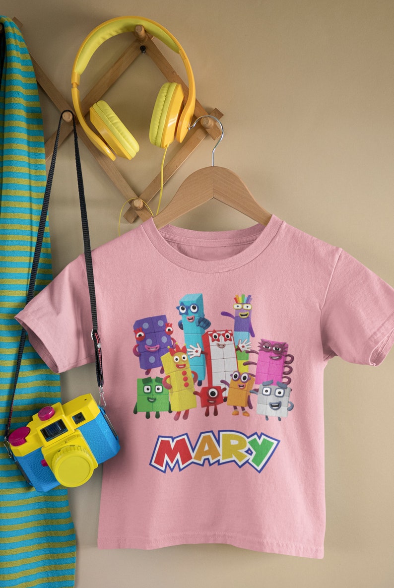 Numberblocks Birthday T-shirt , Number Blocks Personalized Shirt for ...