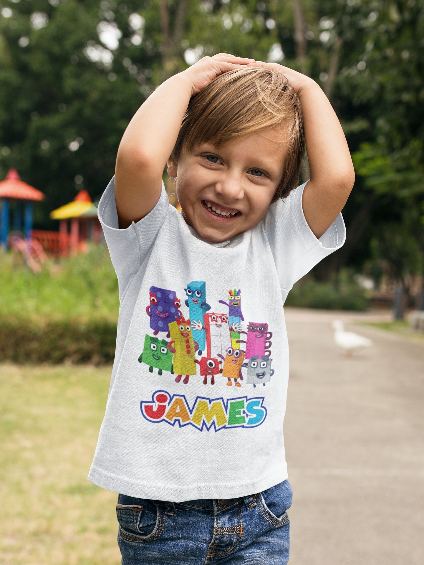 Numberblocks Birthday T-shirt , Number Blocks Personalized Shirt for ...