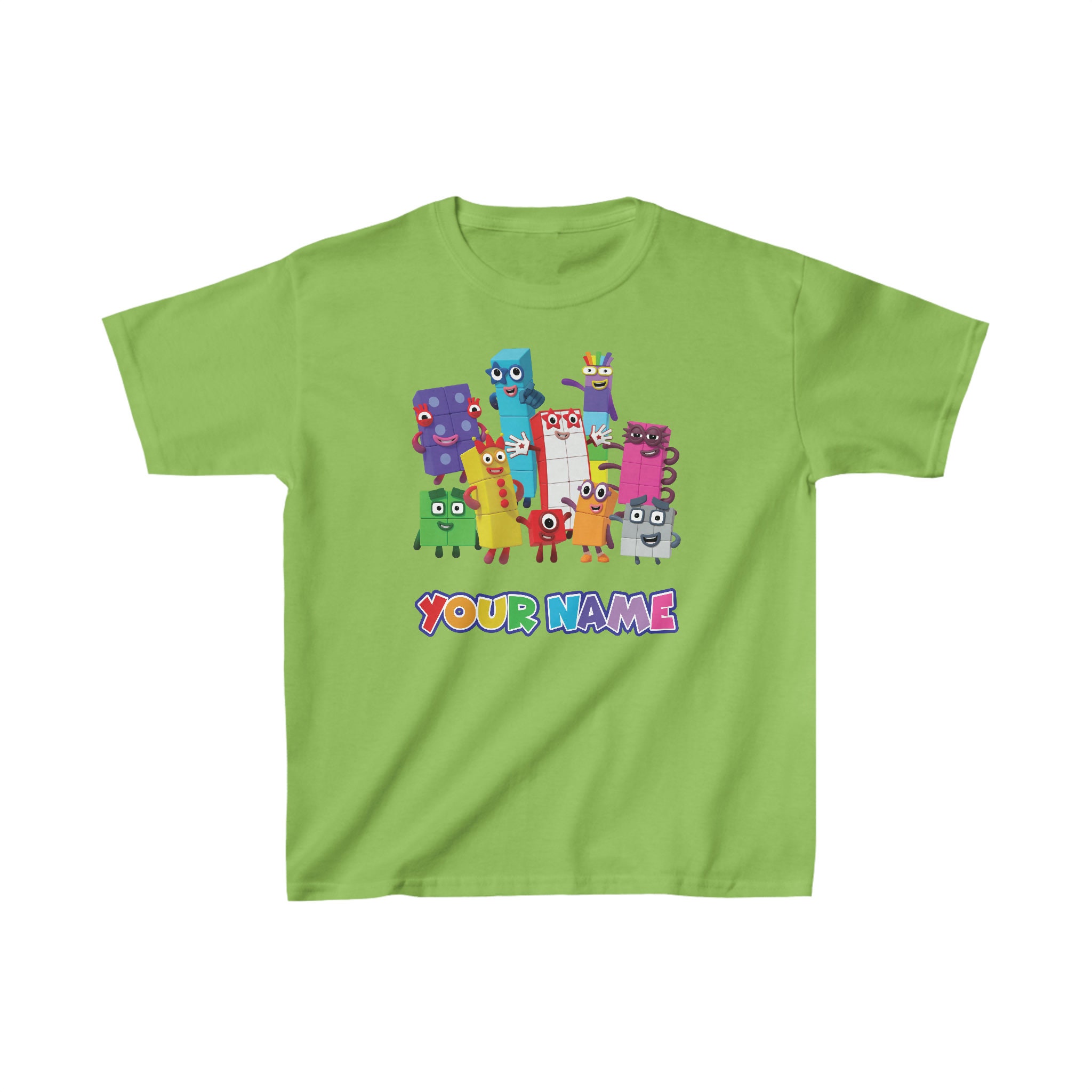 Numberblocks Birthday T-shirt , Number Blocks Personalized Shirt for ...