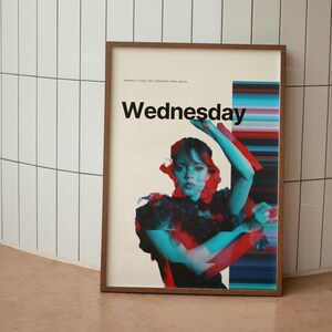 Wednesday TV Poster Digital Posters Minimalist Movie Poster Digital ...