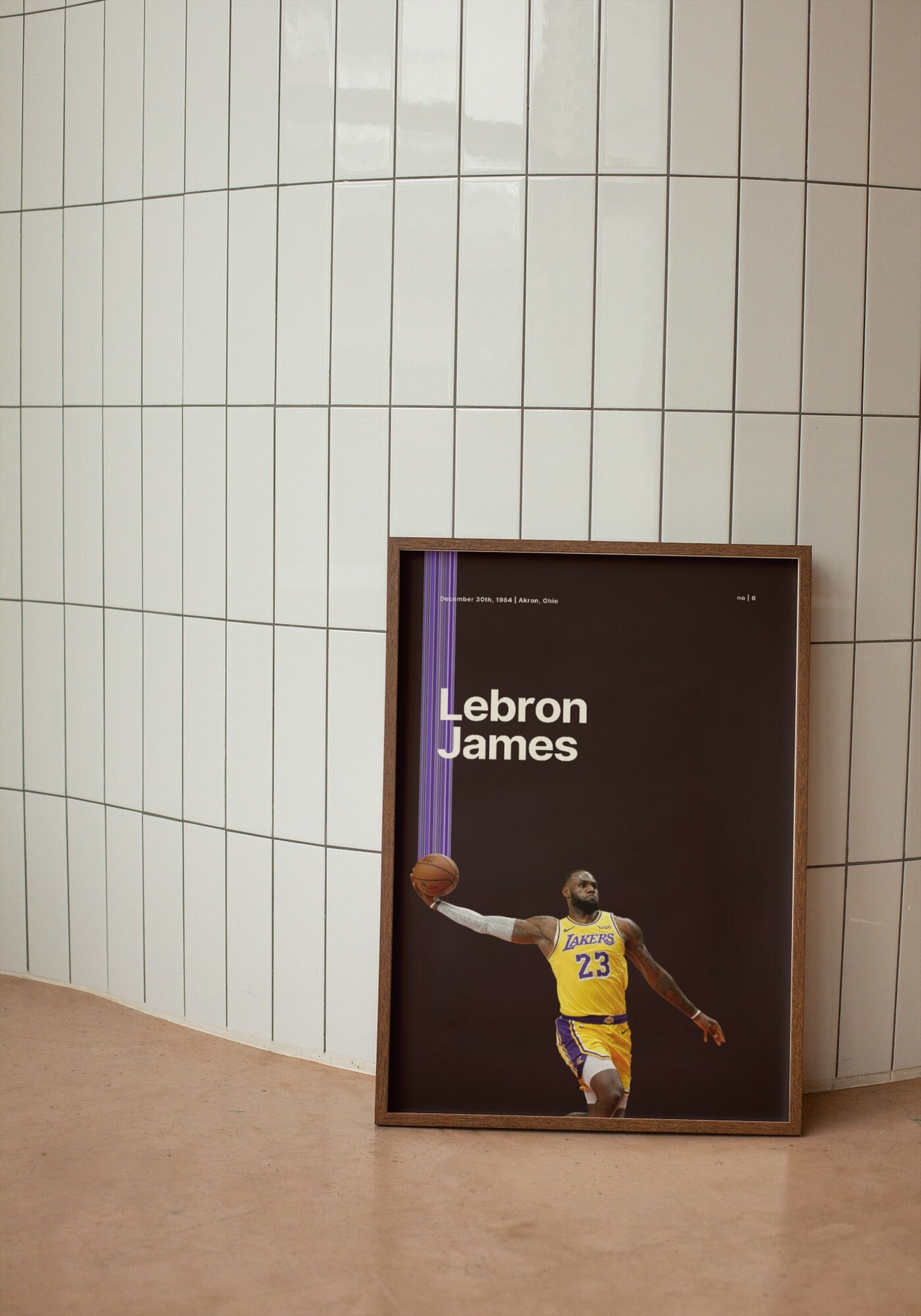 Lebron James Poster Basketball Poster Minimalist Sport Poster Digital ...