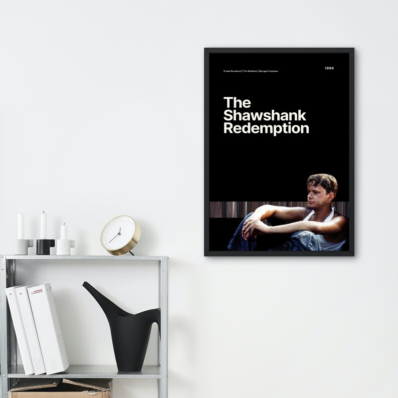 Shawshank Redemption Shawshank Poster Digital Download Wall Art Poster ...
