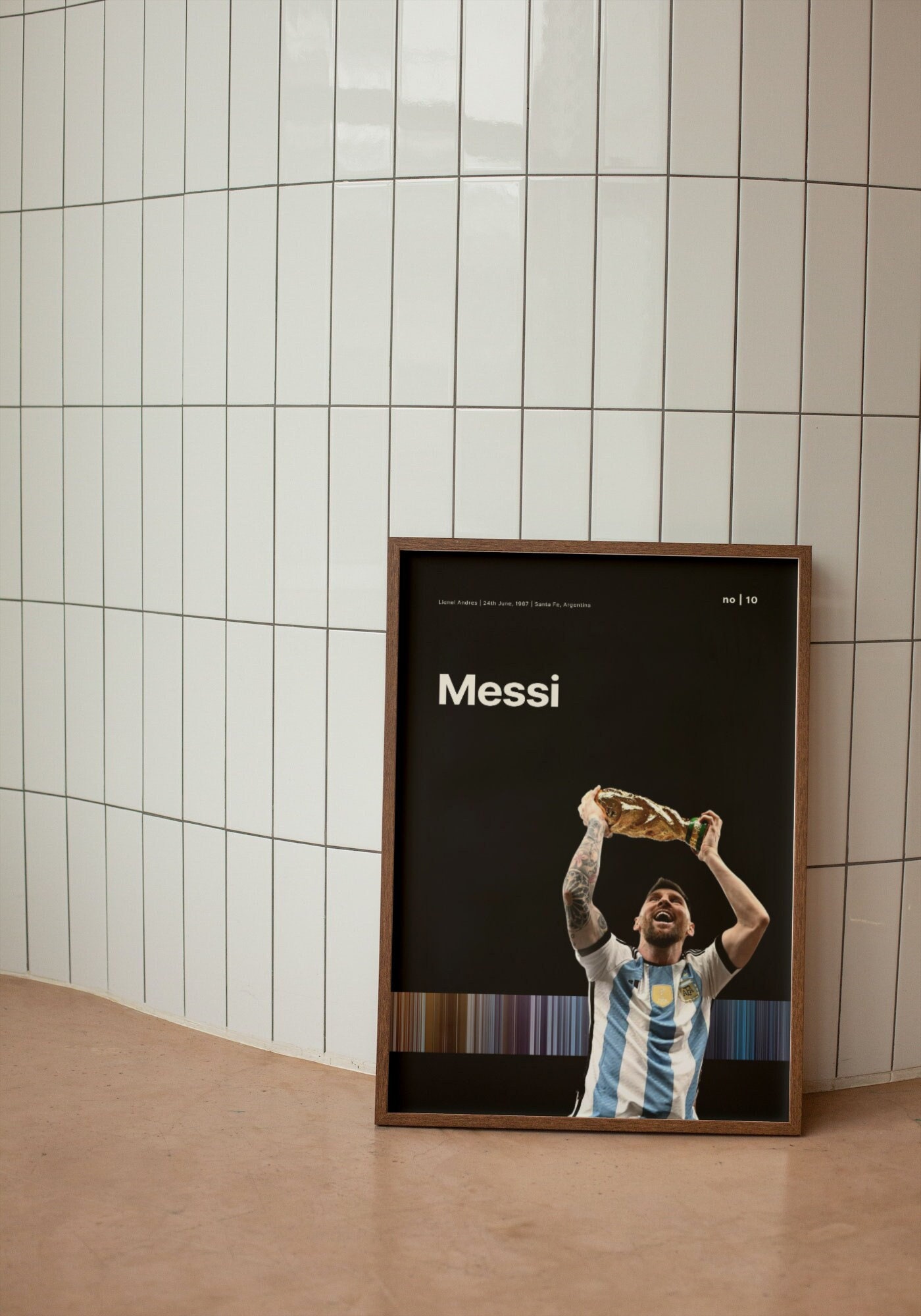Lionel Messi Football Poster Soccer Posters Minimalist - Etsy
