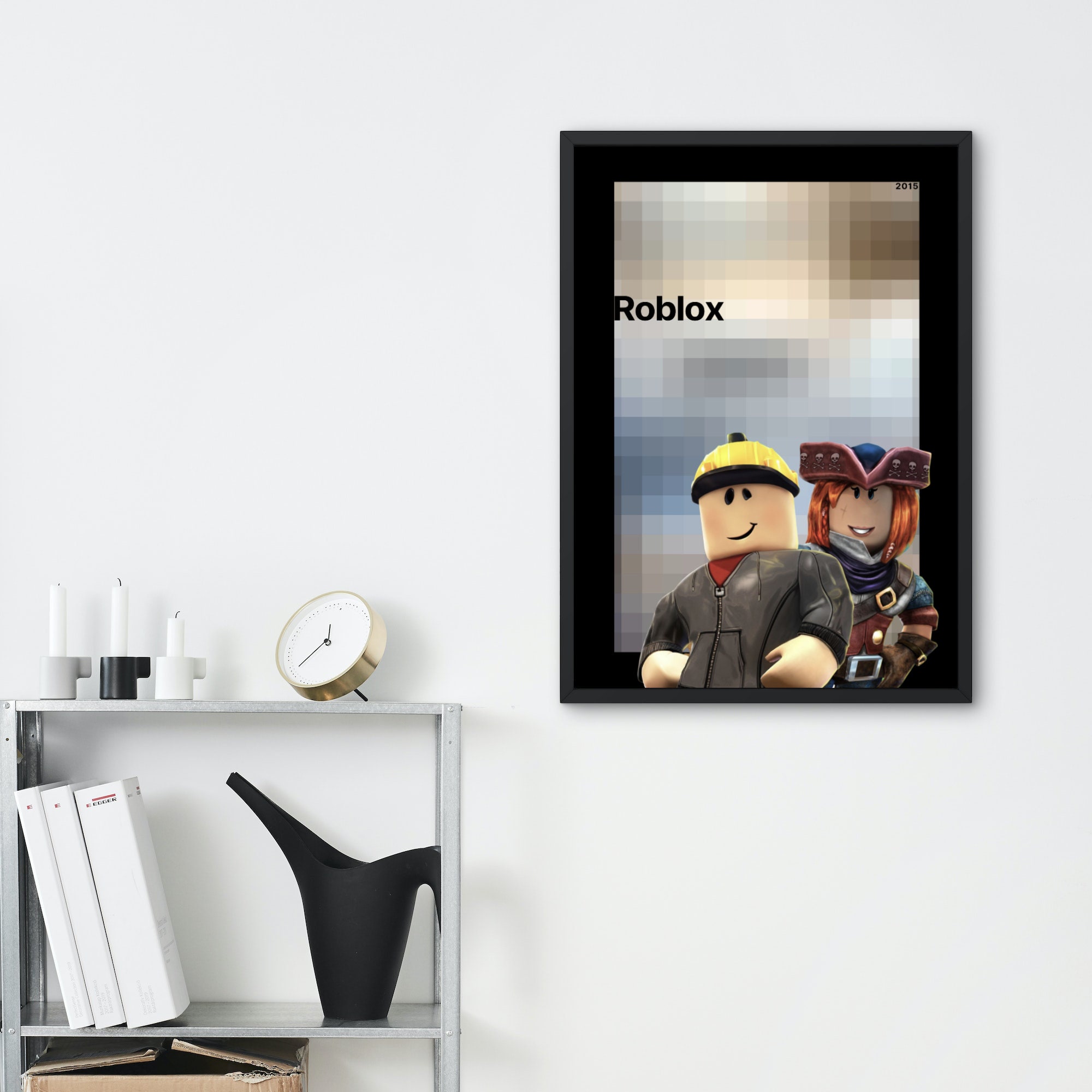 Roblox Poster, Roblox Art, Digital Download, Wall Art Poster, Video ...