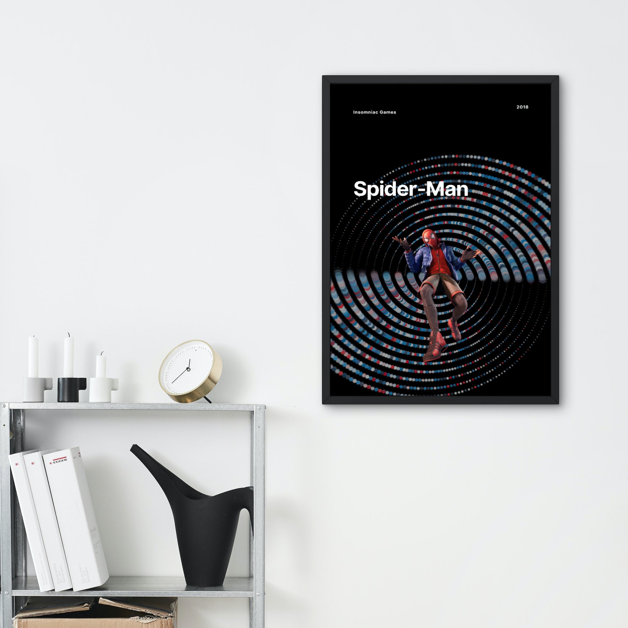 Spider-man Poster, Spider-man Art, Digital Download, Wall Art Poster ...