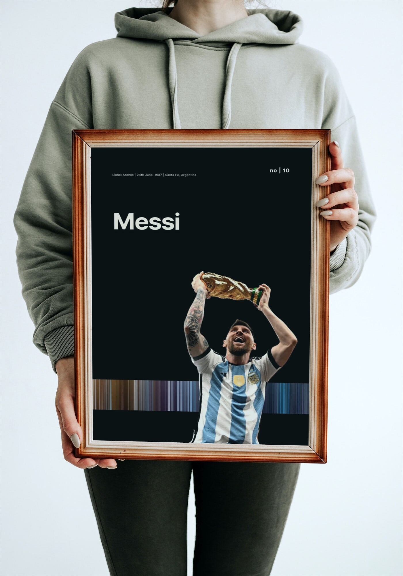 Lionel Messi Football Poster Soccer Posters Minimalist - Etsy