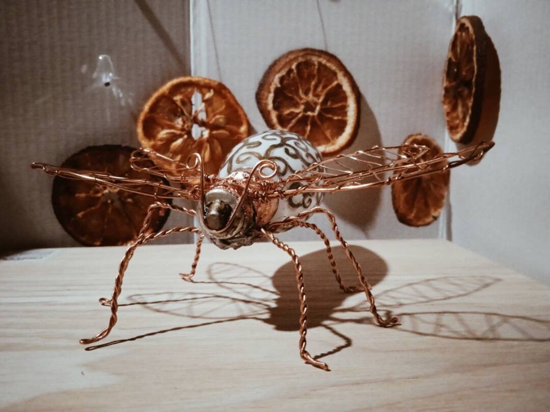 Steampunk Light Bulb Insect Copper Decor Limited Edition - Etsy