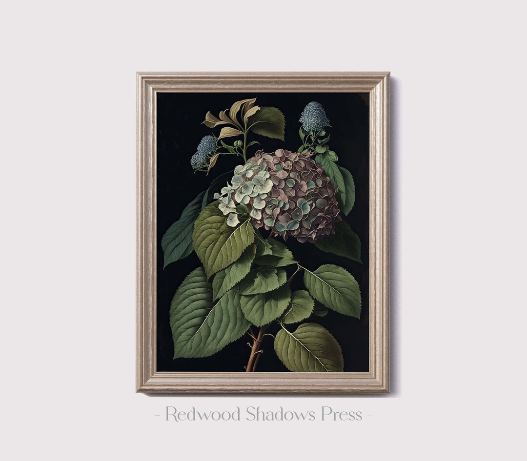 Printable Hydrangea Print Floral Digital Download - Etsy