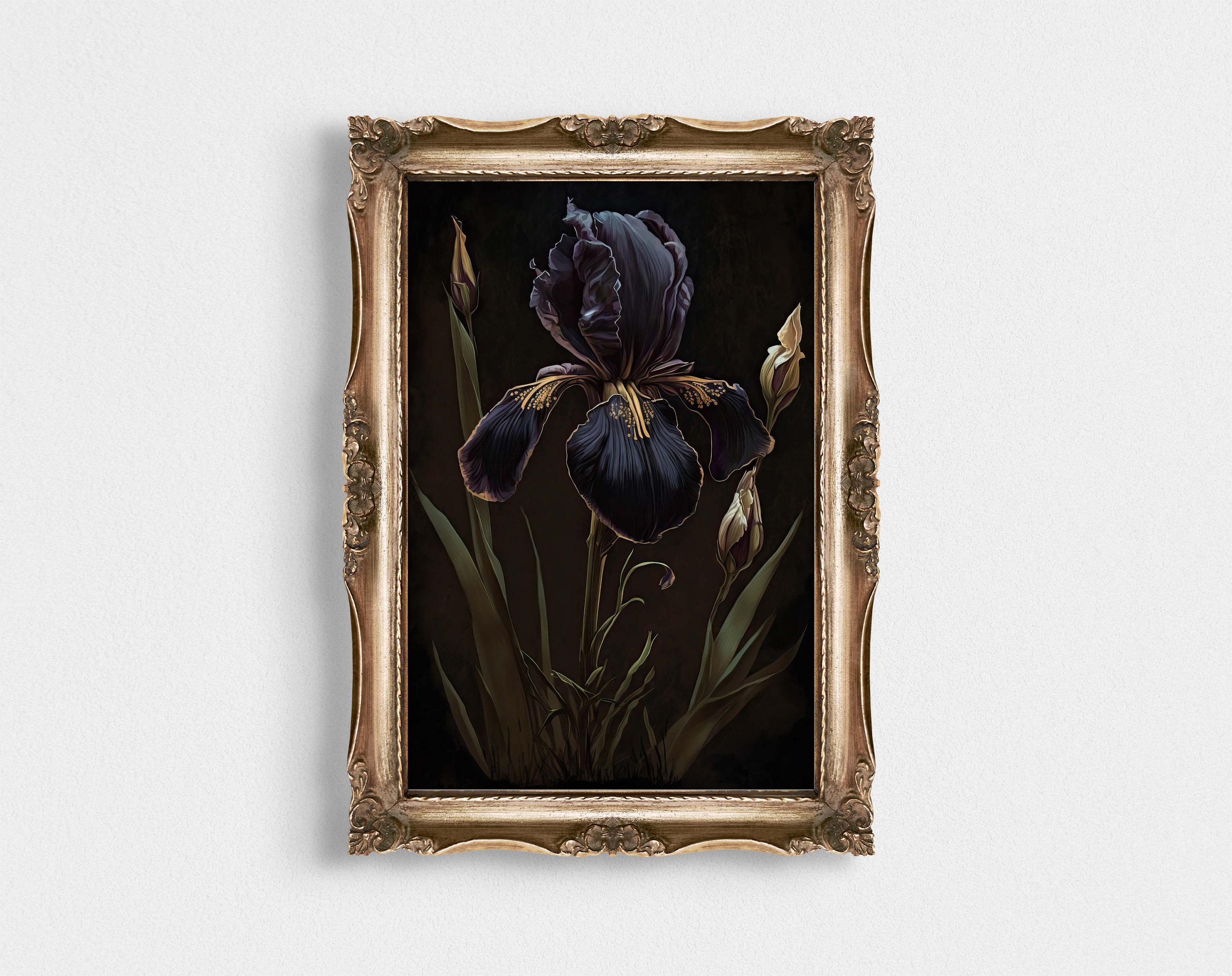 Printable Iris Flower Print Floral Digital Download - Etsy