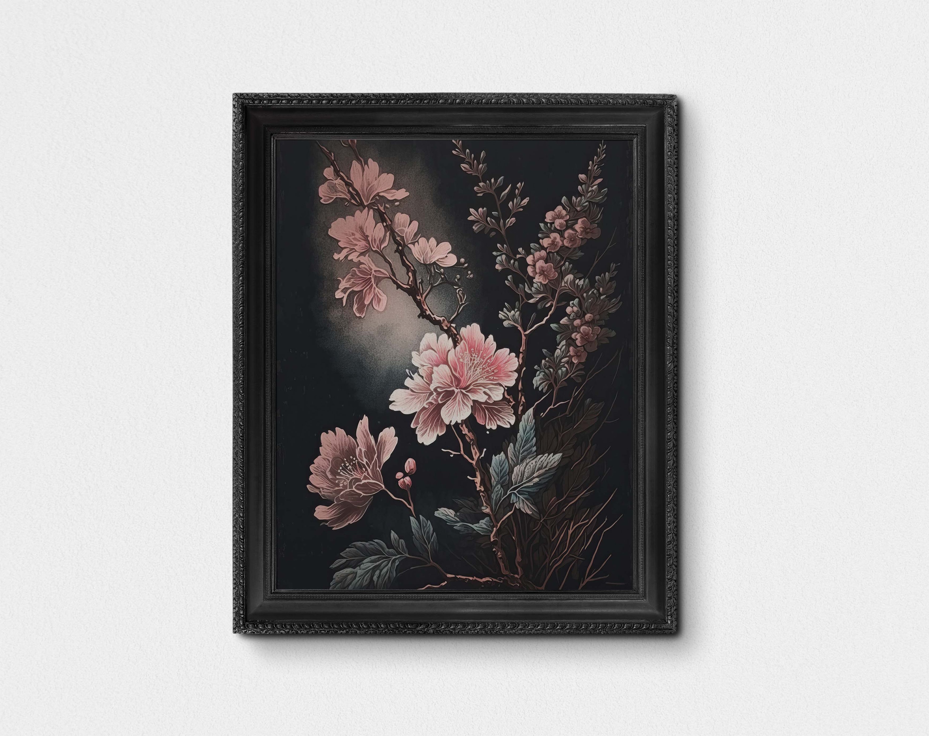 Printable Pink Blossom Print Floral Digital Download - Etsy