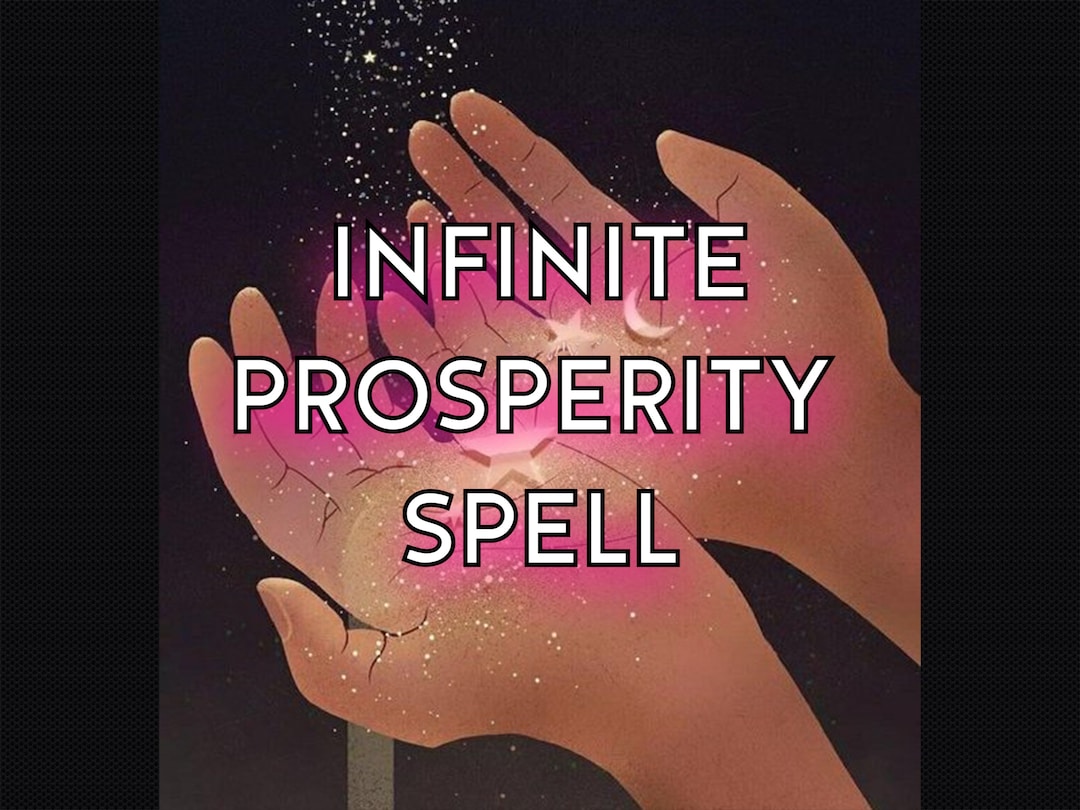 INFINITE PROSPERITY SPELL attract Miracles Into Your Life - Etsy Singapore