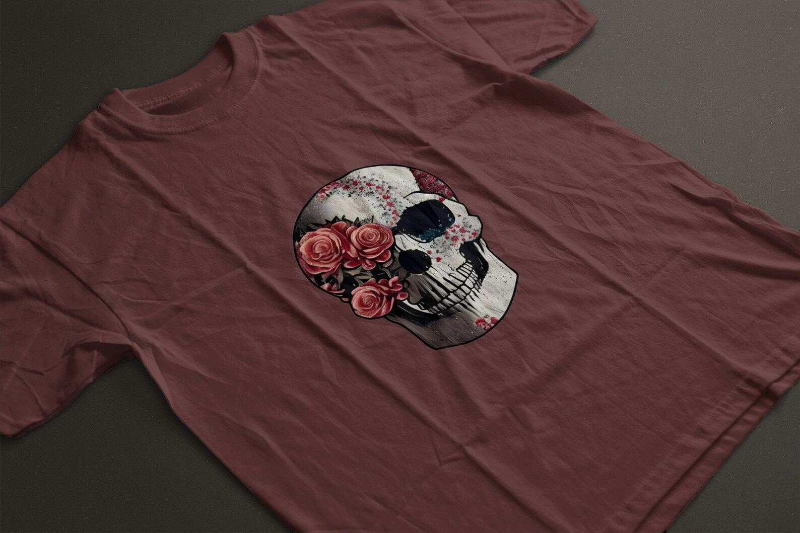 Floral Skull Png 300 Dpi , Digital Download, Digital Sublimation ...