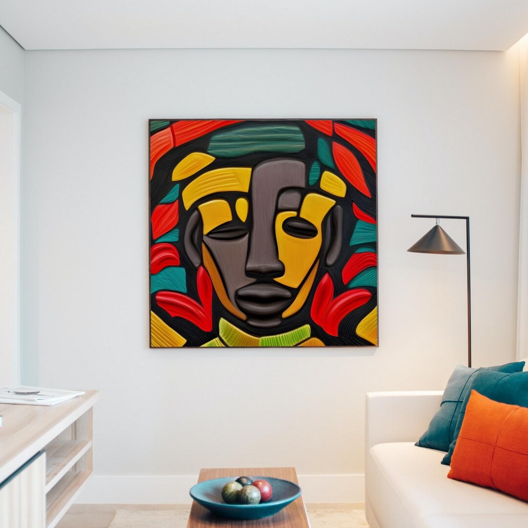 Africa Tribe, Abstract Digital Wall Art, Instant Download, 300dpi ...