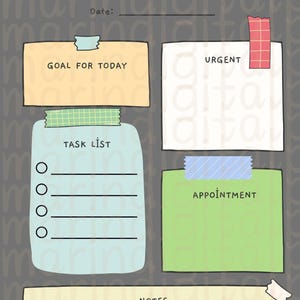 Printable Kids Planner – Daily & Weekly Organization (digital Download ...