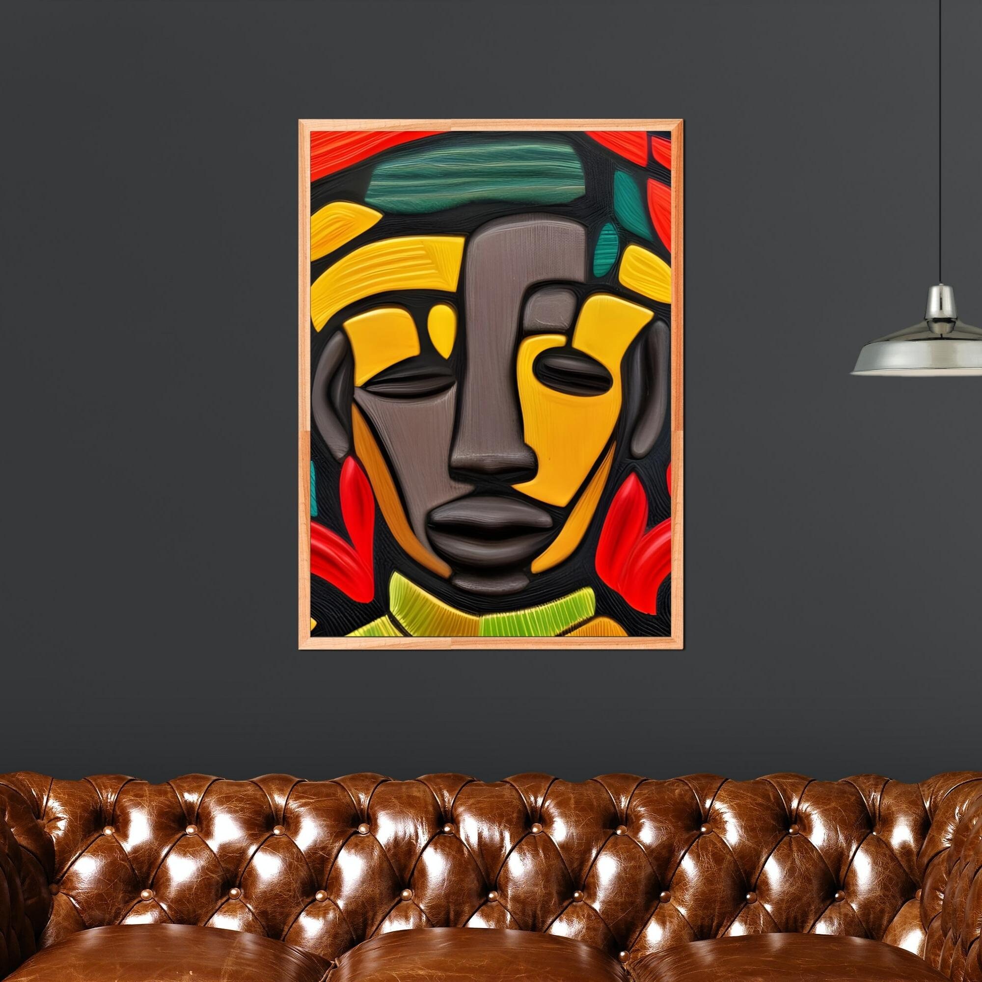 Africa Tribe, Abstract Digital Wall Art, Instant Download, 300dpi ...