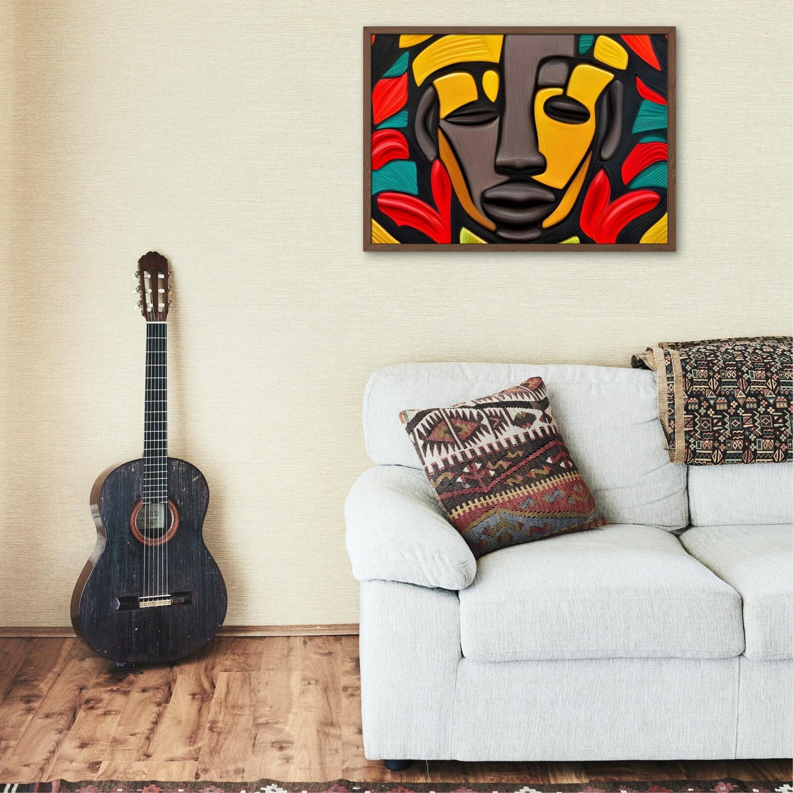 Africa Tribe, Abstract Digital Wall Art, Instant Download, 300dpi ...
