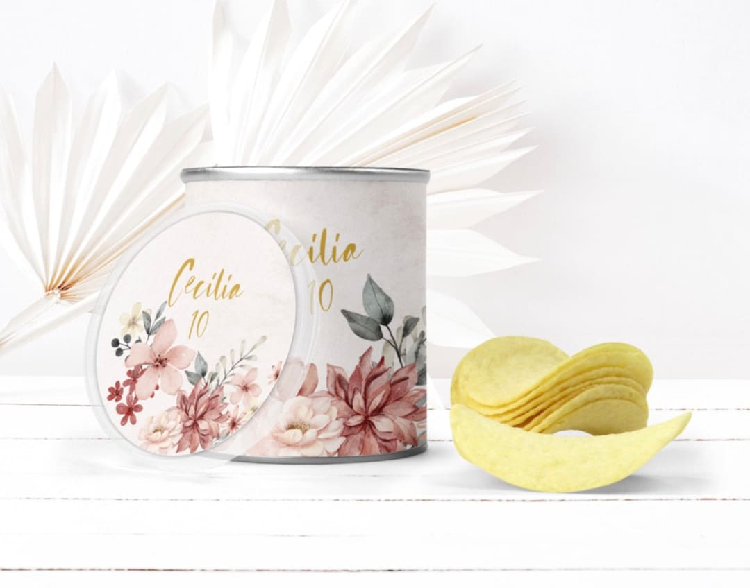 A: Chips Pringles Tins Wild Flowers, Girls, Flowers, Children's ...