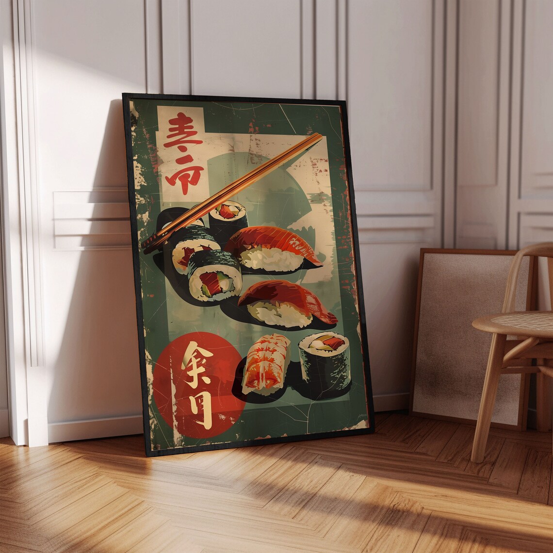 Sushi Poster | Japanese Food Print | Japan Food Poster | Asian Food ...