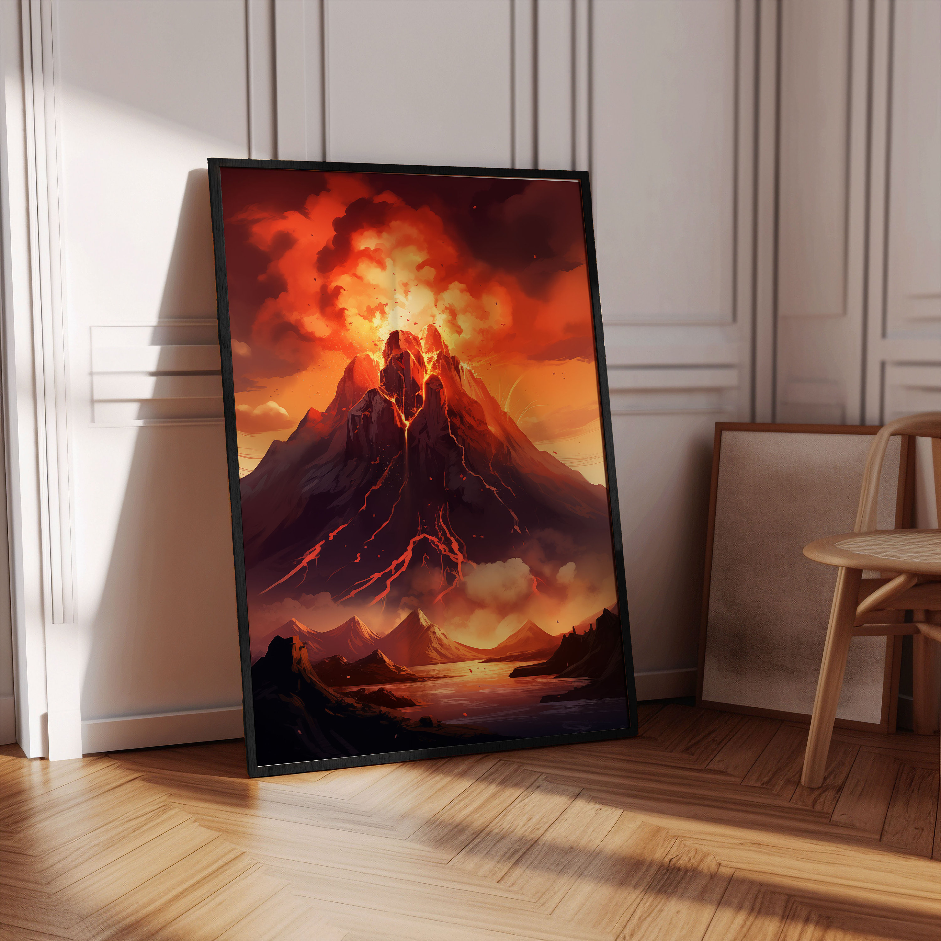 Volcanic Eruption Poster Volcano Poster Lava Flow Chart - Etsy