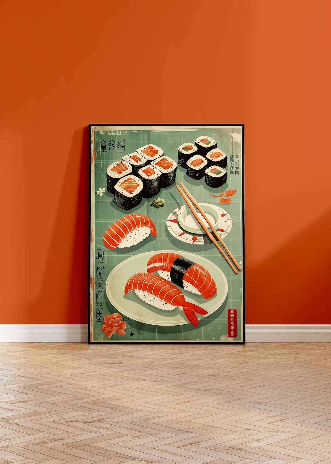 Sushi Lover Art | Sushi Poster | Japanese Food Print | Japan Food ...