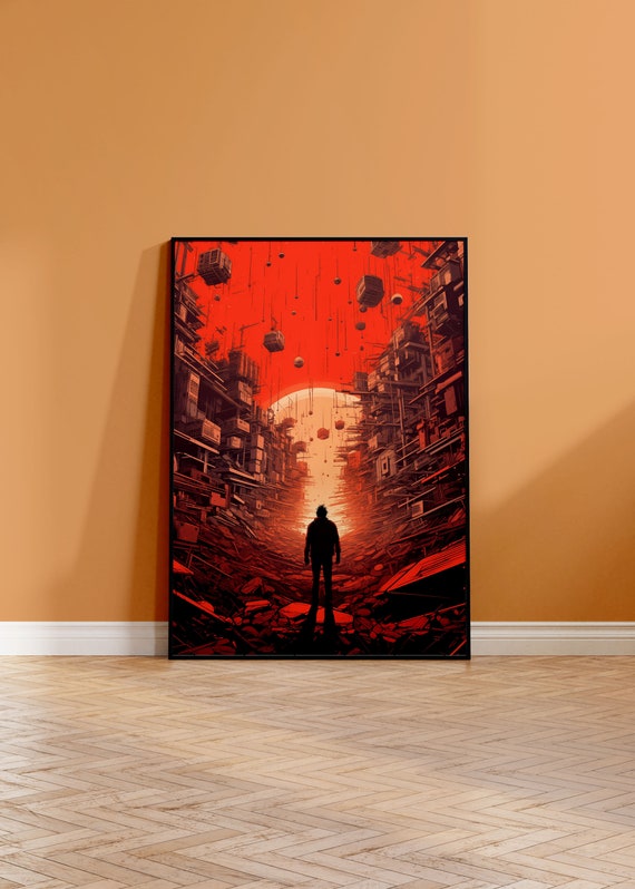 Post Apocalyptic Cityscape Drawing