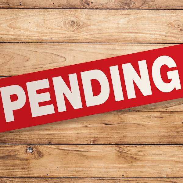 Pending Stickers - Etsy