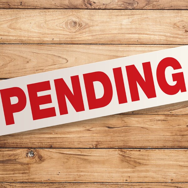Sale Pending Sign - Etsy