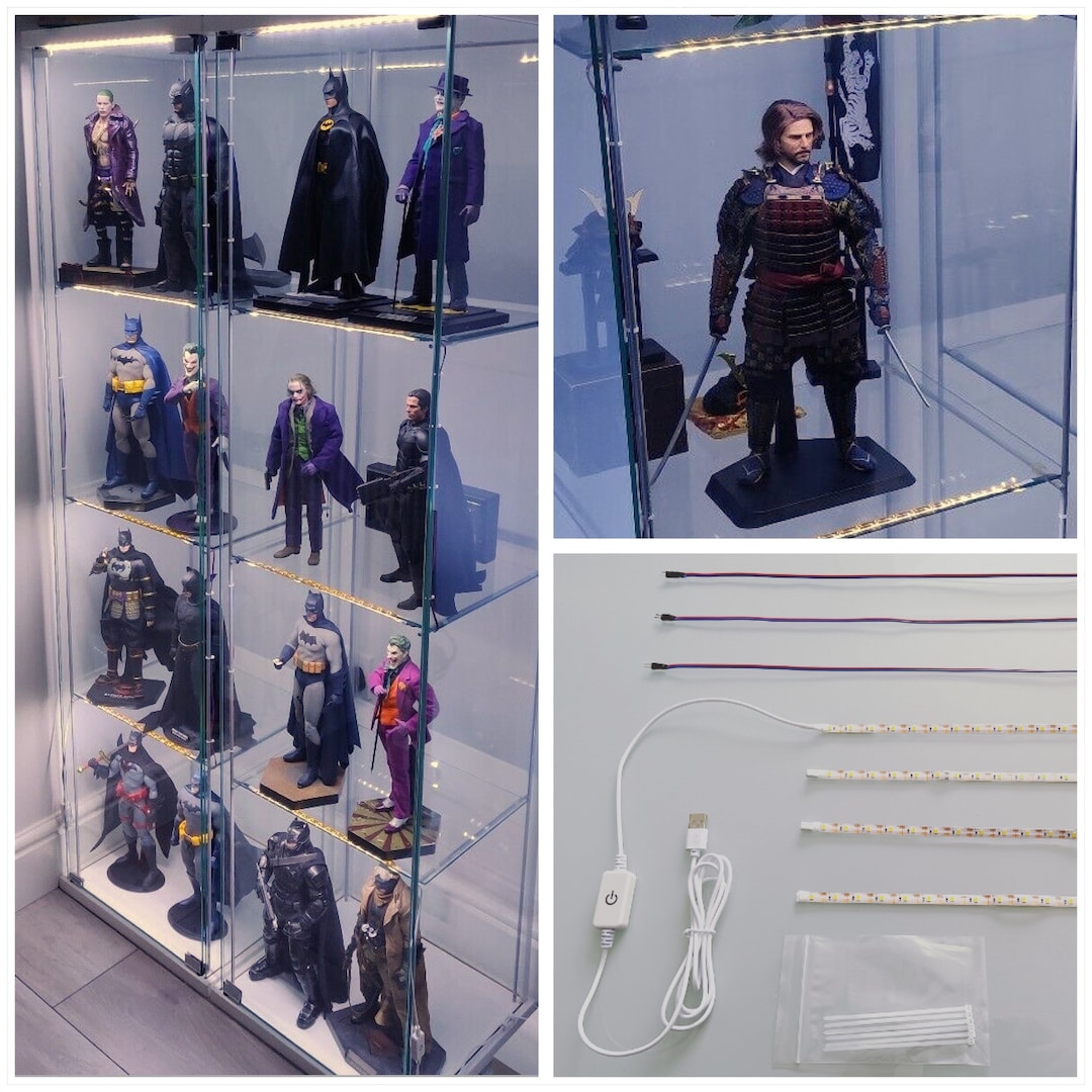 LED Lighting Kit for IKEA Detolf and Blaliden Display Cases - Warm ...