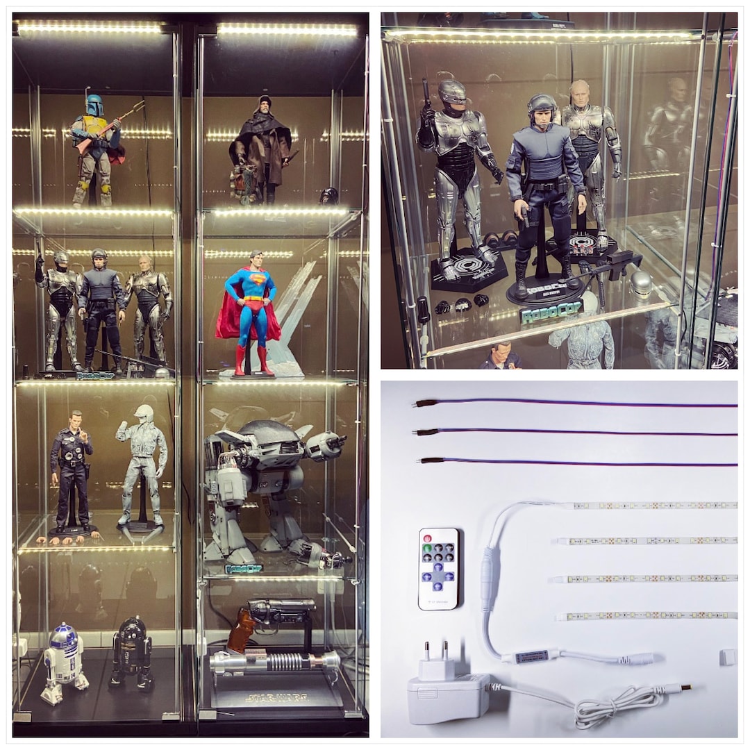 LED Lighting Kit for IKEA Detolf and Blaliden Display Cases Natural ...