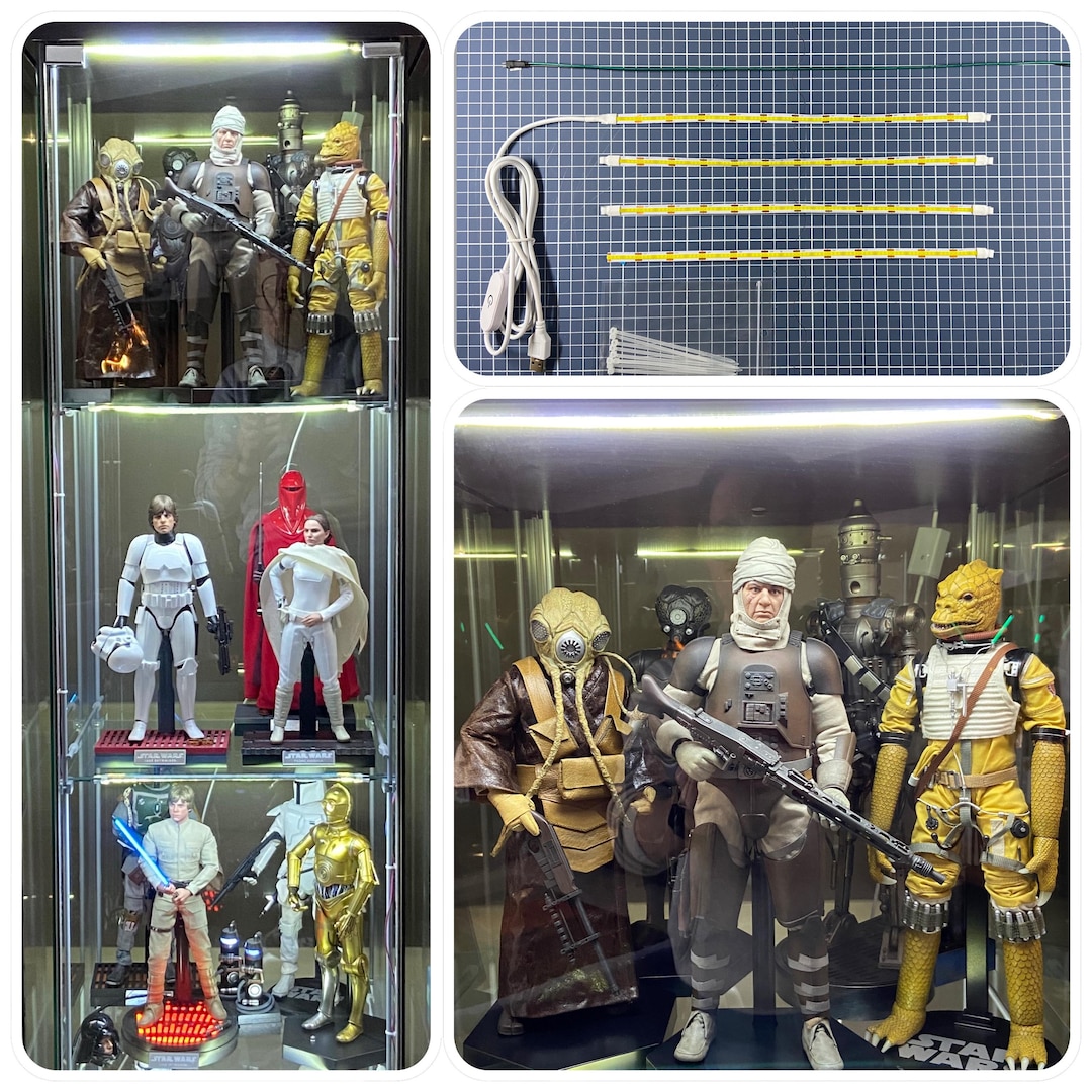 LED Lighting Kit for IKEA Detolf and Blaliden Display Cases - White ...