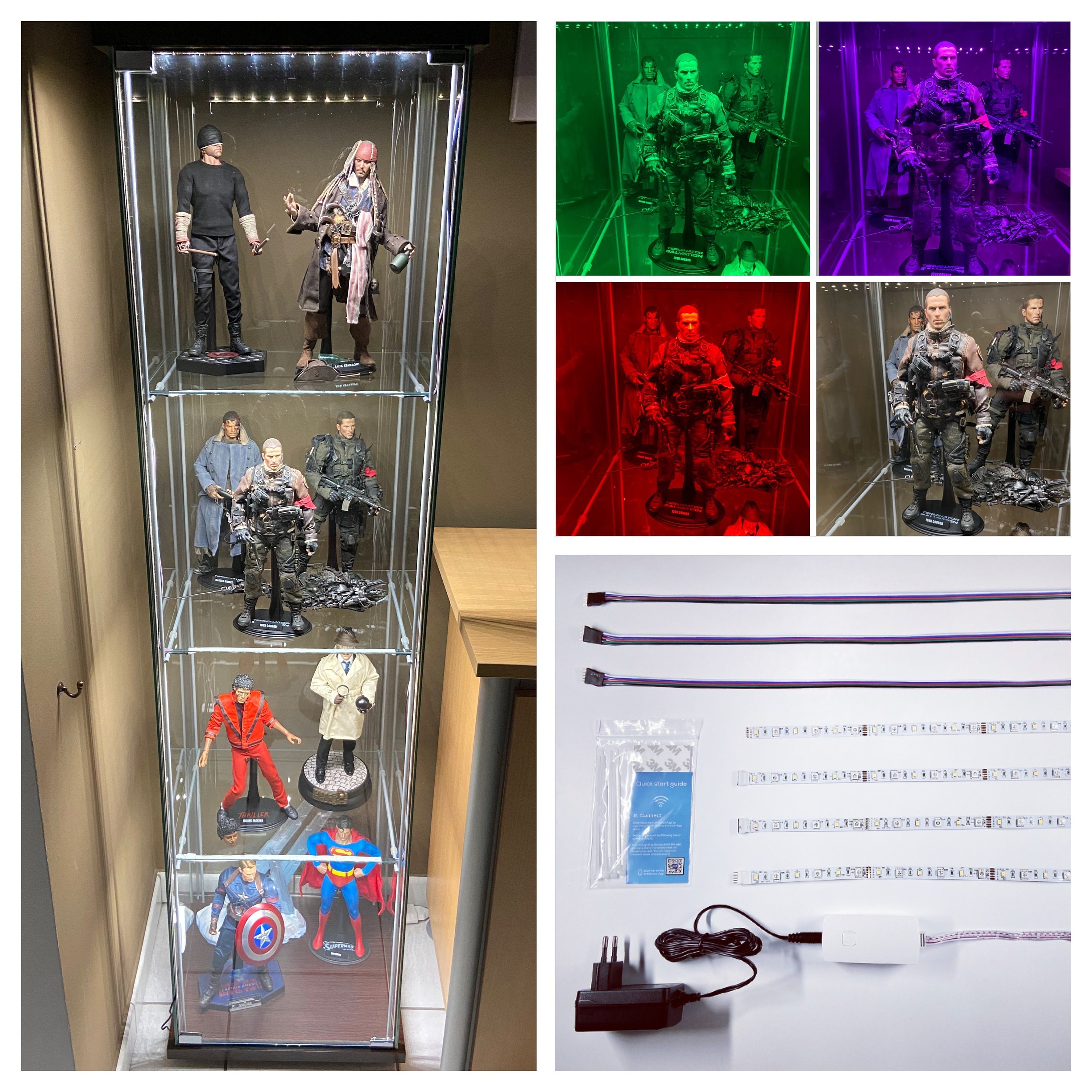 Wifi Tcp Smart Rgb and White LED Lighting Kit for IKEA DETOLF - Etsy