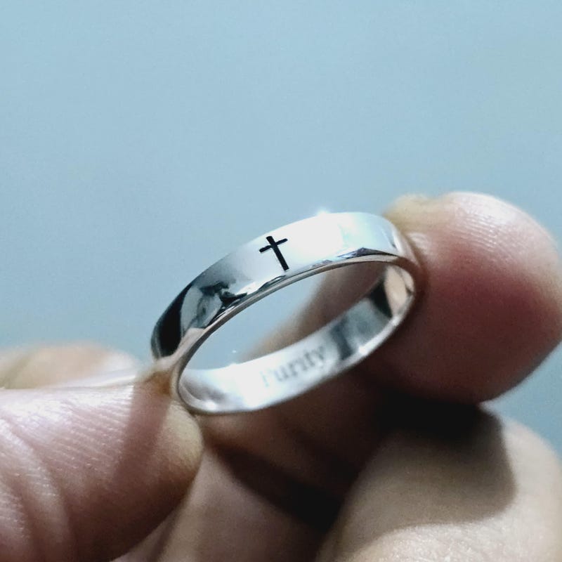 Purity Rings Engravable - Etsy