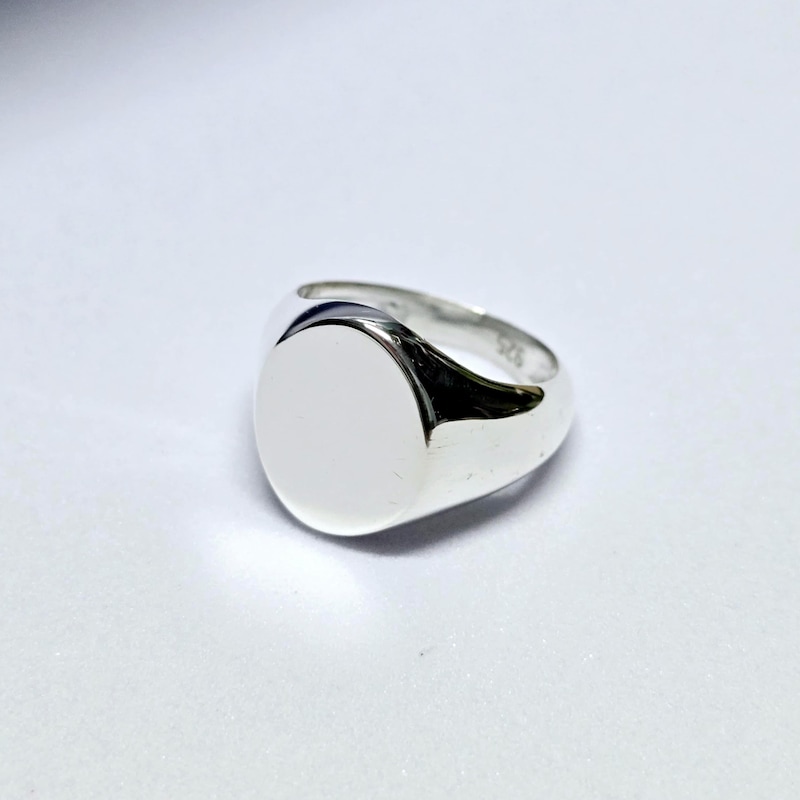 Kids Initial Signet Ring - Etsy UK