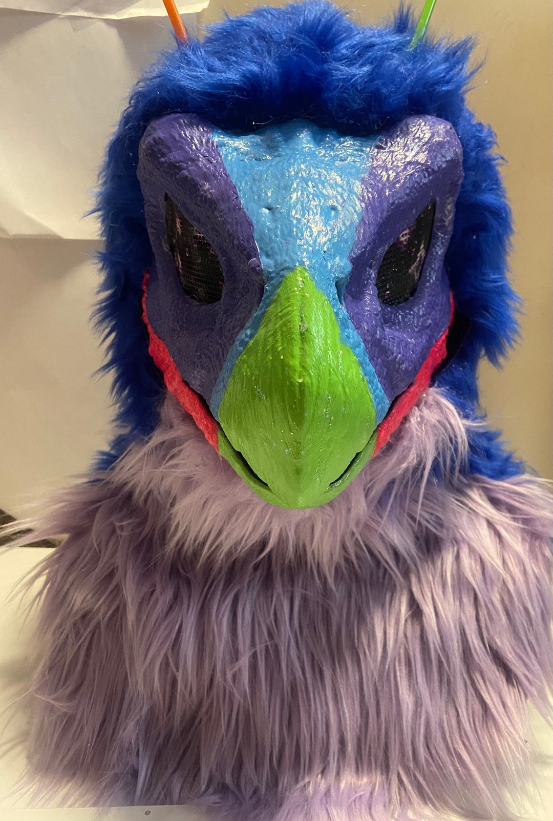 Alien Dino Mask Furred - Etsy