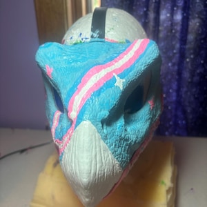 Trans Pride Themed Dino Mask - Etsy