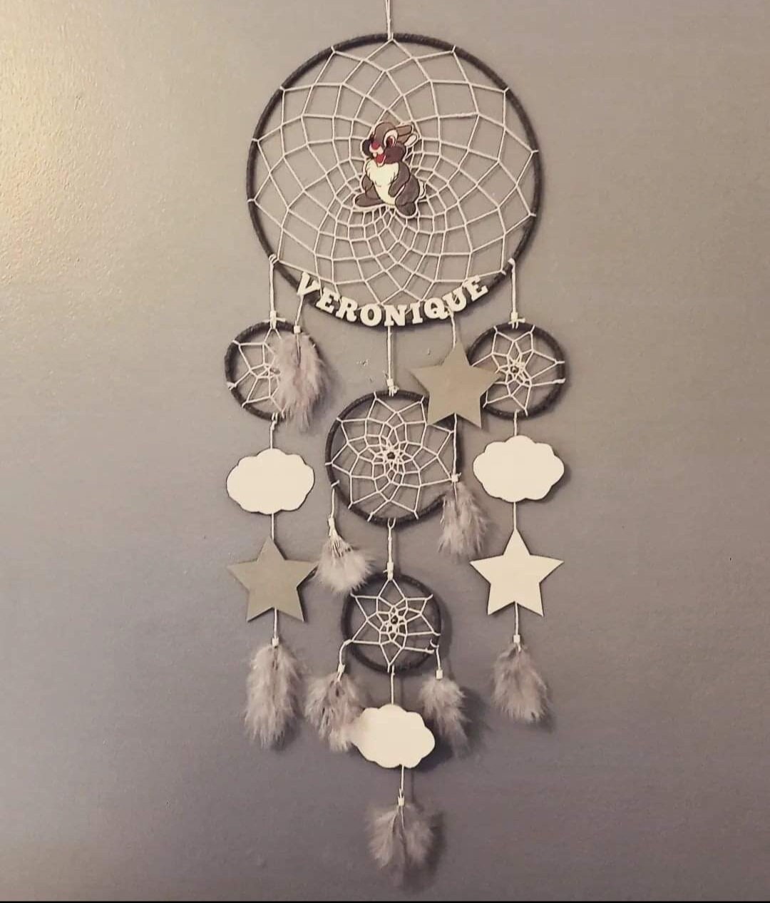 Dreamcatcher Inspired by Thumper Cartoon Bambi Rabbit Thumper ...