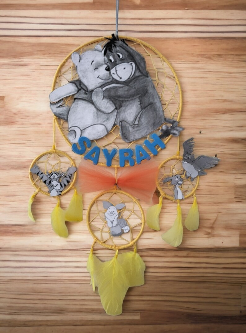 Winnie and Eeyore Inspired Dream Catcher - Etsy