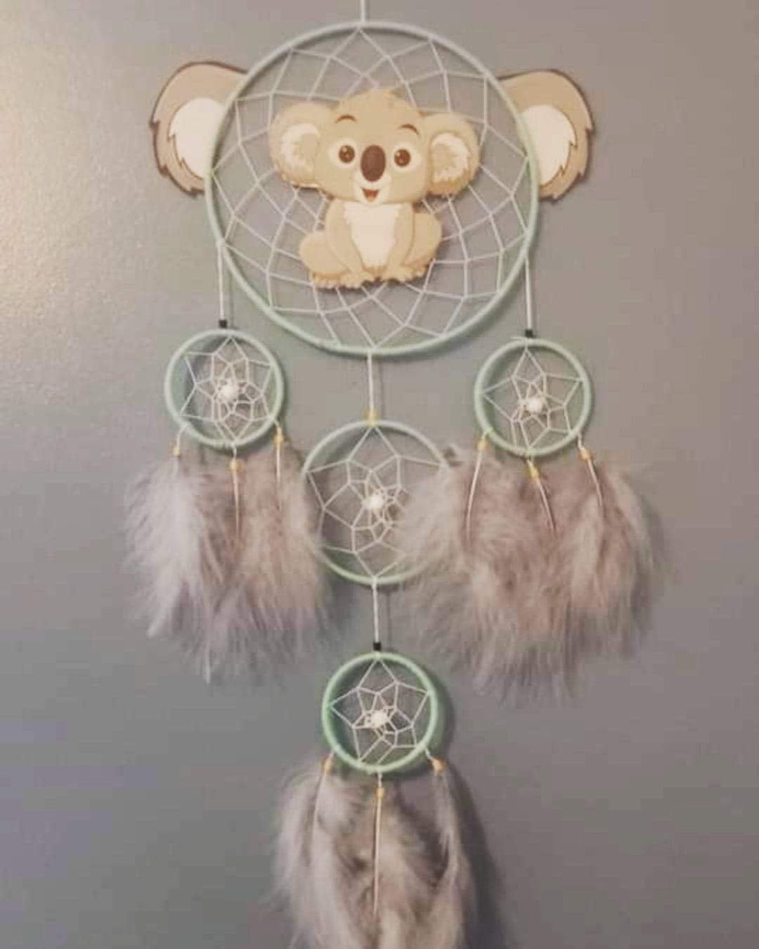 Personalized Koala Dream Catcher With a First Name - Etsy