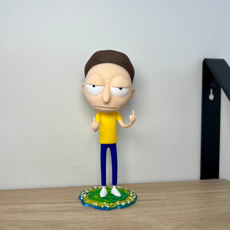 3D Printed Head-shaking Rick and Morty Figures - Etsy