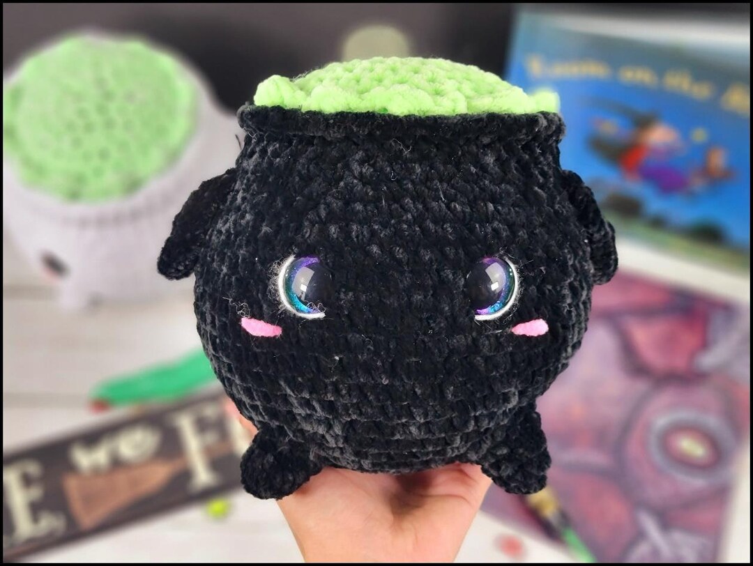Cauldron Crochet Tutorial Digital Crochet Pattern, Cute Crochet Pattern ...