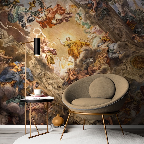 Ceiling Mural Wallpaper - Etsy