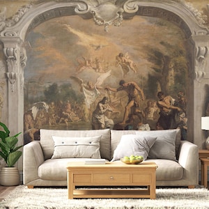 Christian Wallpaper Mural, Christ Wall Art Print, Jesus Wall Art Print ...